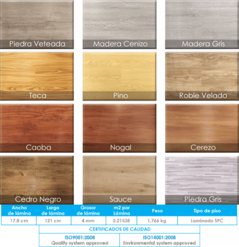 1° Piso En PVC - SPC | PVC Global Constructions